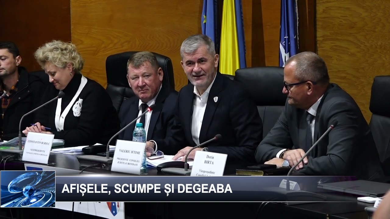 Afișele, scumpe și degeaba 28 noiembrie 2024 TELE`M Botoșani – TeleM ...