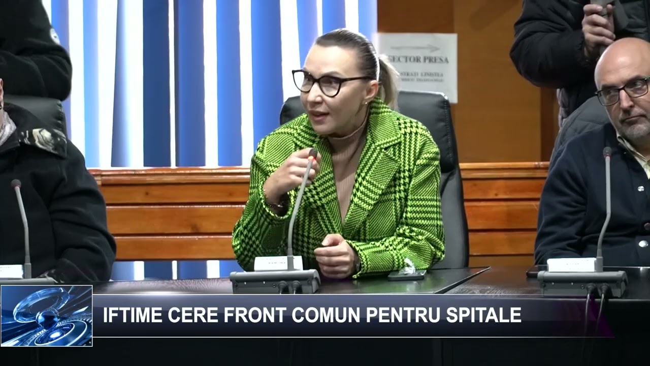 Valeriu Iftime cere front comun pentru spitale 15 noiembrie 2024 TELE`M ...
